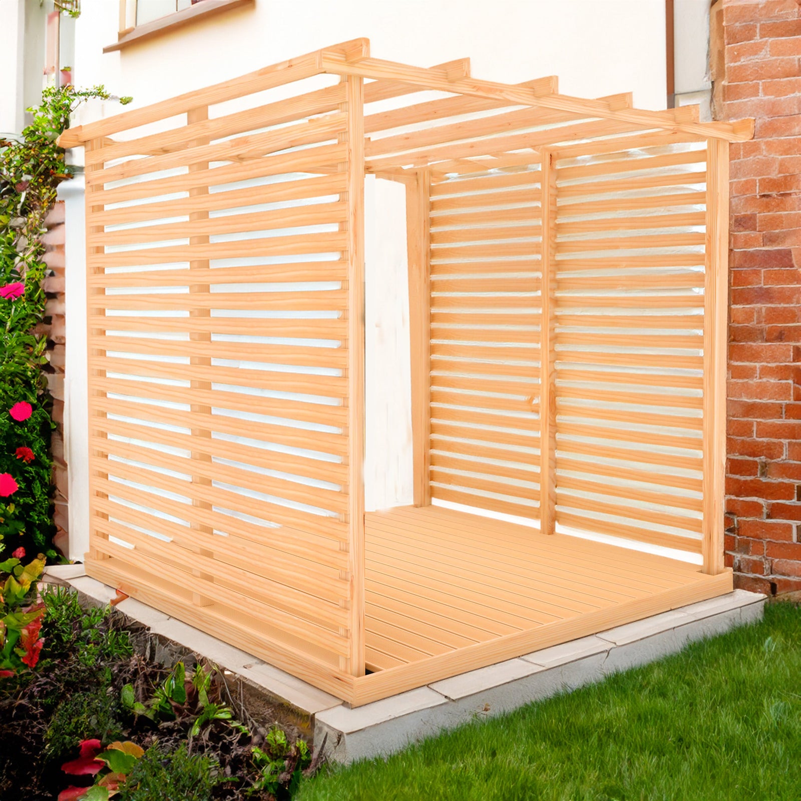 Metal Aluminium Garden Pergolas | Aluminium Framed Garden Pergolas UK ...