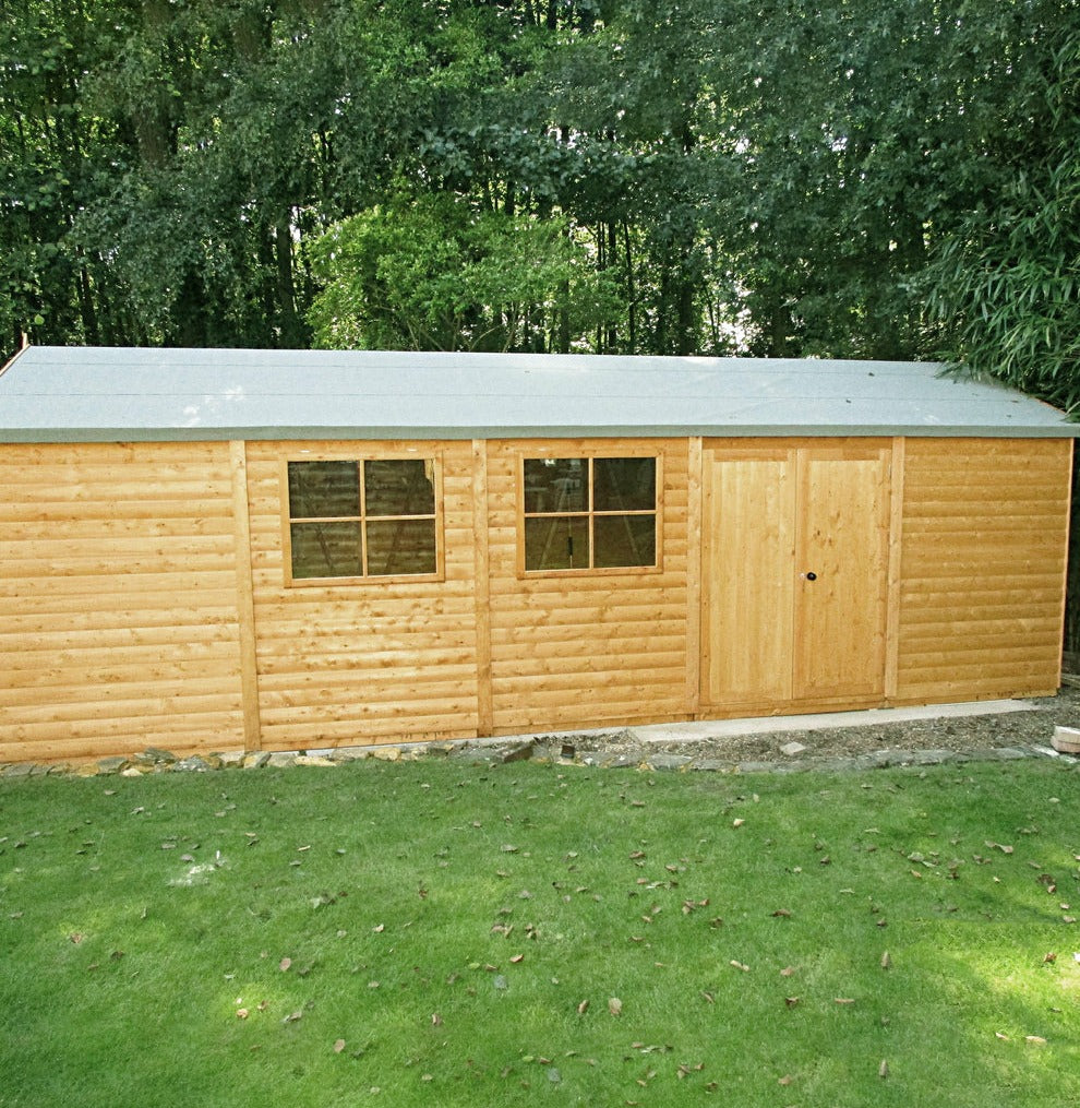 Shire 12x30 Mammoth Loglap Shed – Garden & Patio