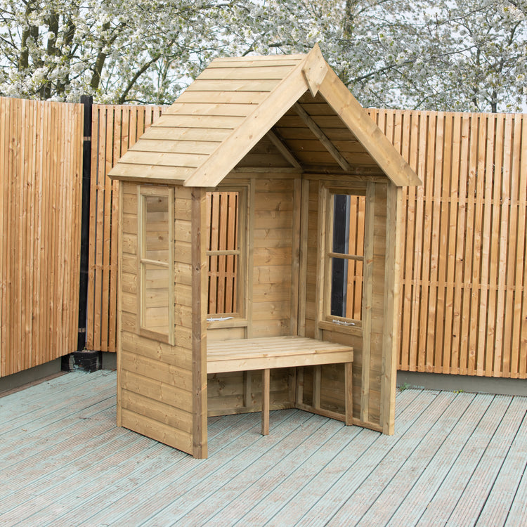 Garden Arbours With Seats | 2, 3 & 4 Seater Wooden Garden Arbours ...
