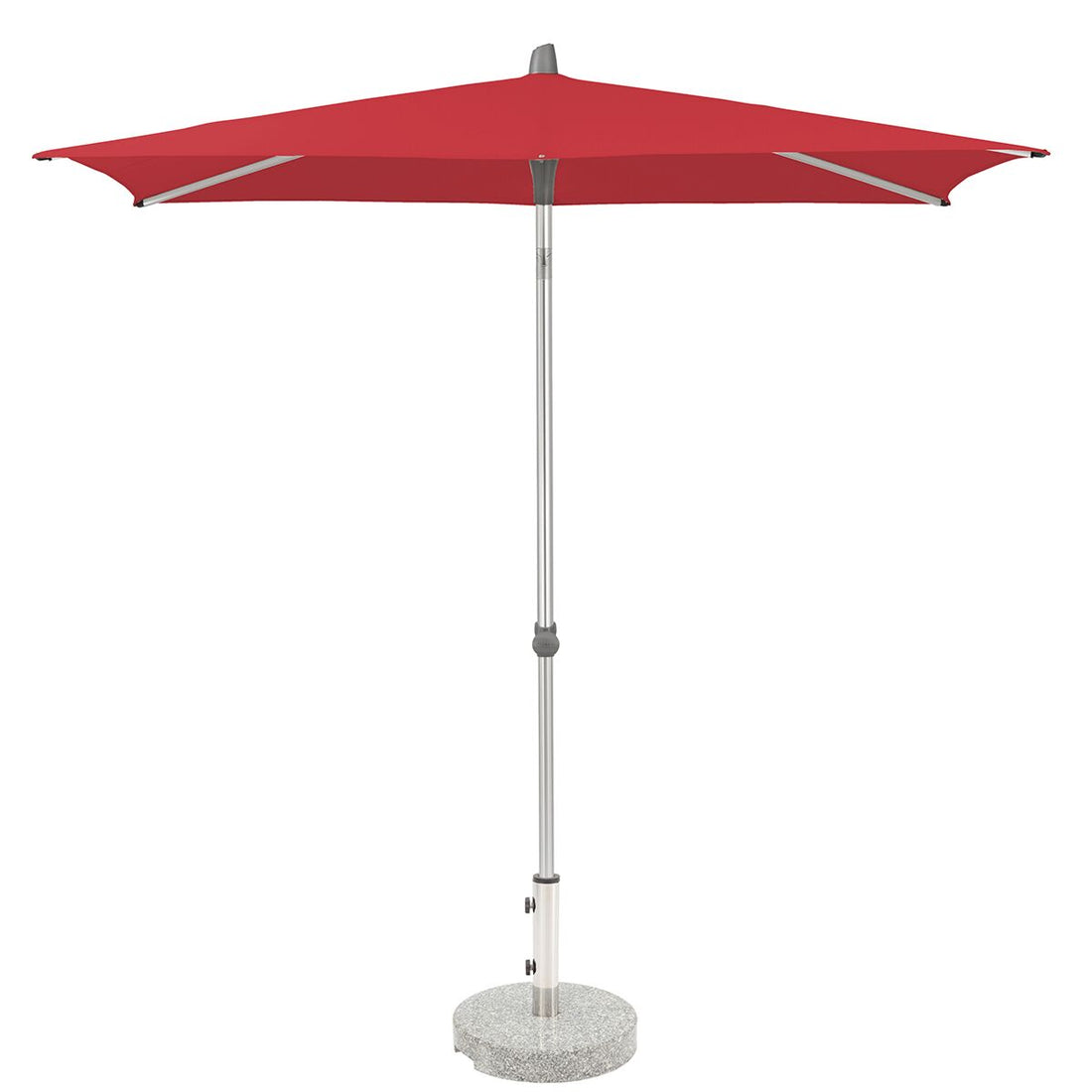 Glatz Alu Smart Parasol 2.1 x 1.5m Rectangle Class 2 - Red 162 – Garden ...